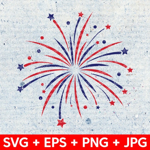 4th of July Fireworks SVG Bundle for Independence Day - Etsy