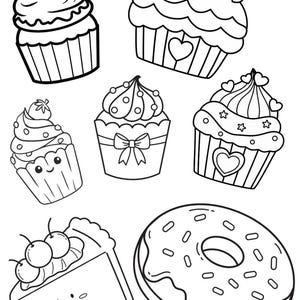 6 Colouring Pages Digital Download - Etsy