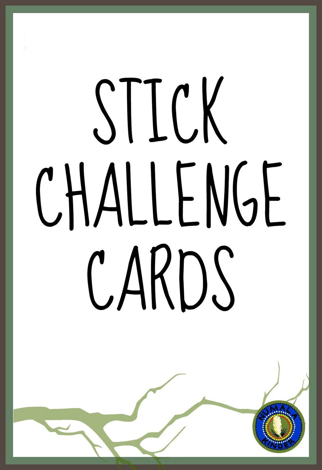 Stick Challenge Cards - Etsy