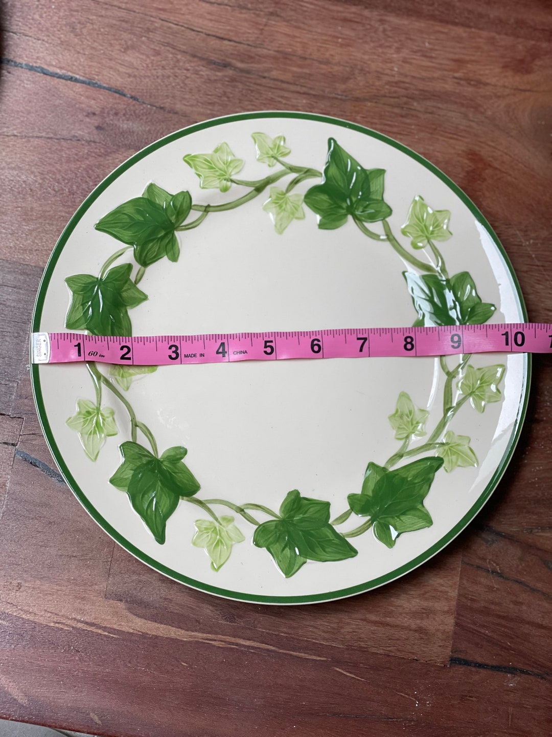 Franciscan Dinnerware, 10.5” Plate, Ivy Dish - Etsy