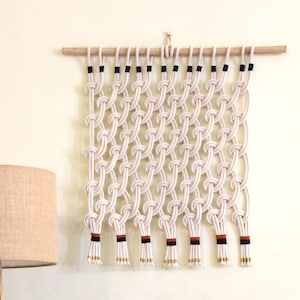 Rope Art Abstract Tapestry Wall Art Sculpture Unique Wall Art Macrame ...