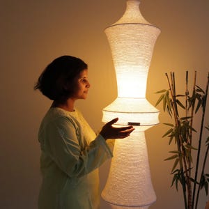 Crochet Suspension Light | Boho Light Ceiling Fixture | Crochet Pendant ...