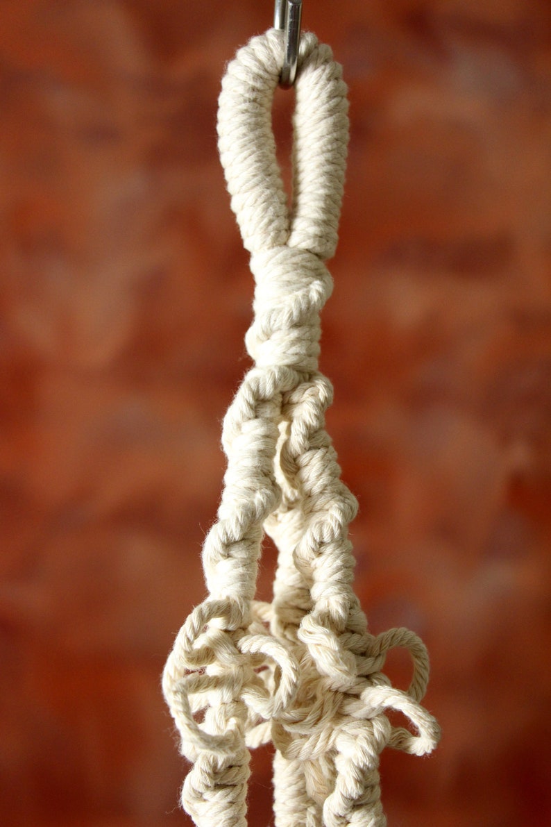 Boho Plant Hanger Spiral Loop Macrame Planter Plant - Etsy