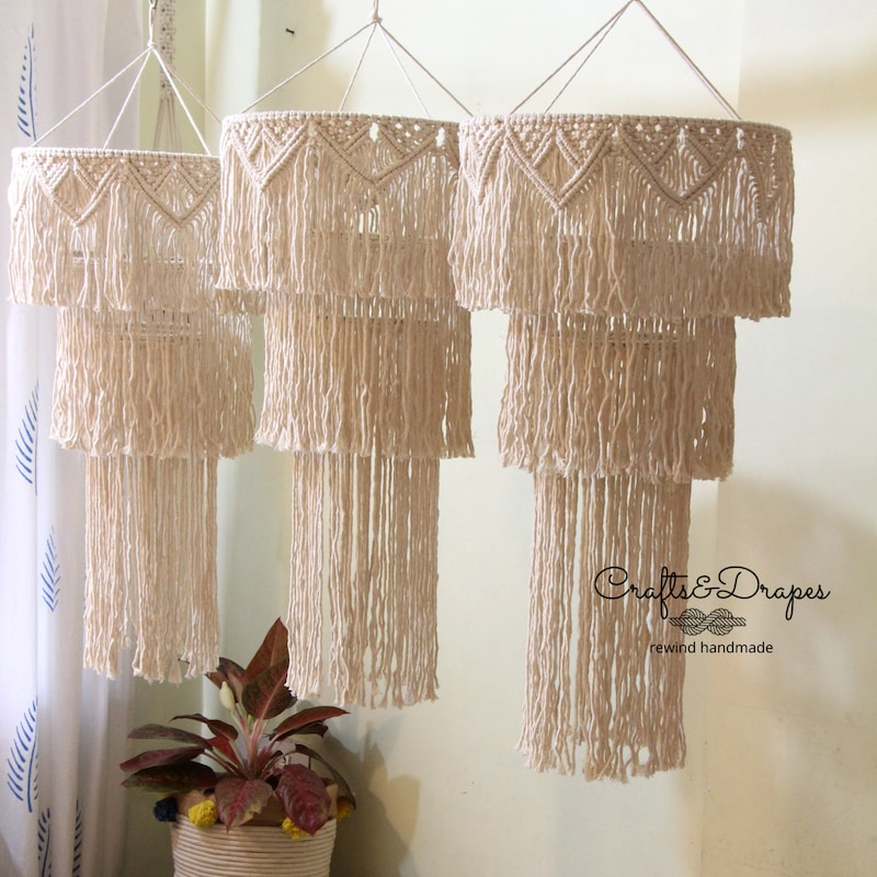 Macrame Lamp Shade - Etsy