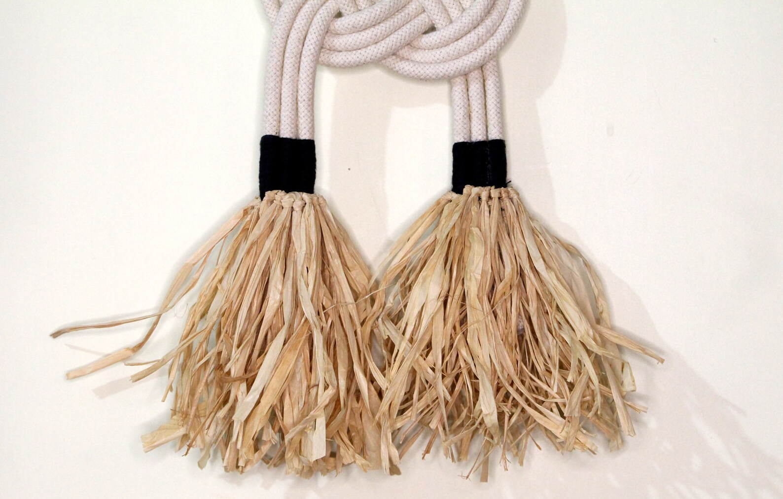 Large Celtic Knot Rope Art Wall Decor Scandi Wall Art Raffia - Etsy