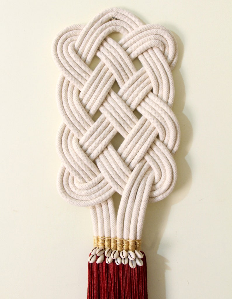 Macrame Rope Wall Art Wall Decor Scandi Wall Art Fringe Decor - Etsy