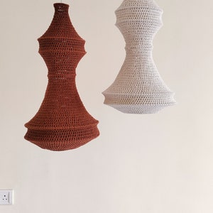 Crochet Lampshade | Crochet Swag Lights | Crochet Light | Handwoven ...