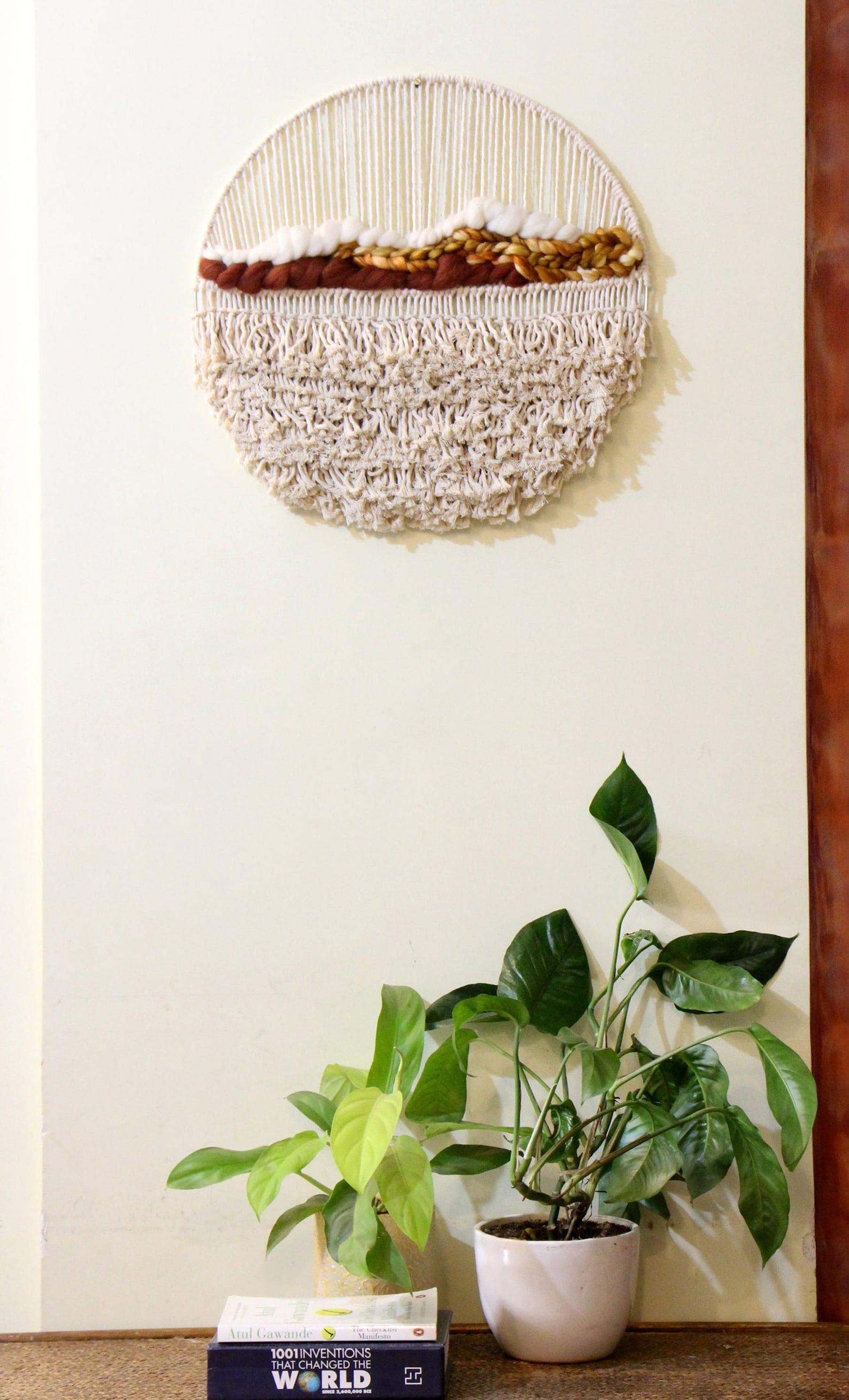 Circular Wall Art Woven Wall Hanging Woven Wall Tapestry - Etsy