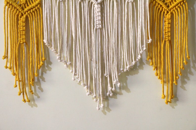 Geometric Macrame Wall Tapestry Boho Wall Hanging Modern - Etsy