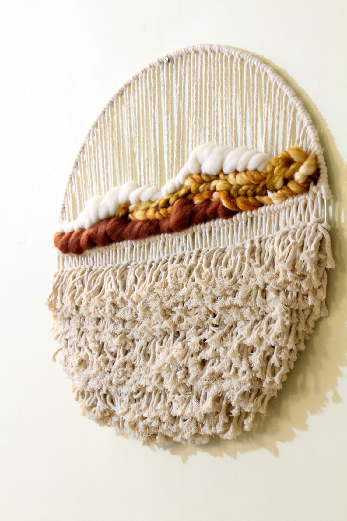 Circular Wall Art Woven Wall Hanging Woven Wall Tapestry - Etsy