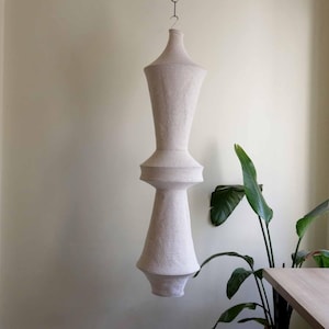 Crochet Suspension Light | Boho Light Ceiling Fixture | Crochet Pendant ...