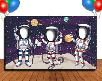 Space Theme Photo Booth Prop - Etsy