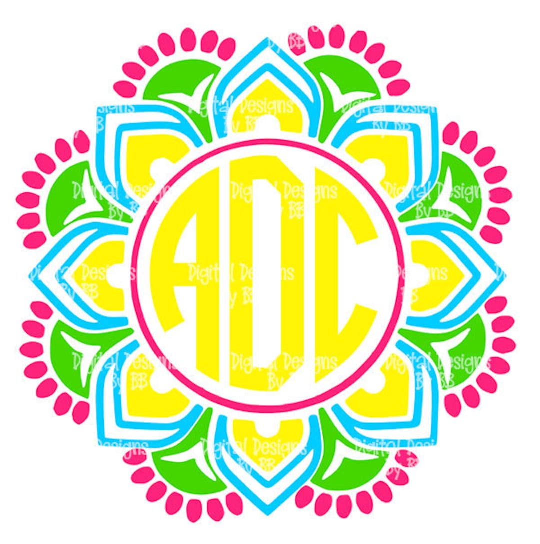 Bright Summer Mandala , Digital Download , Sublimation Design - Etsy