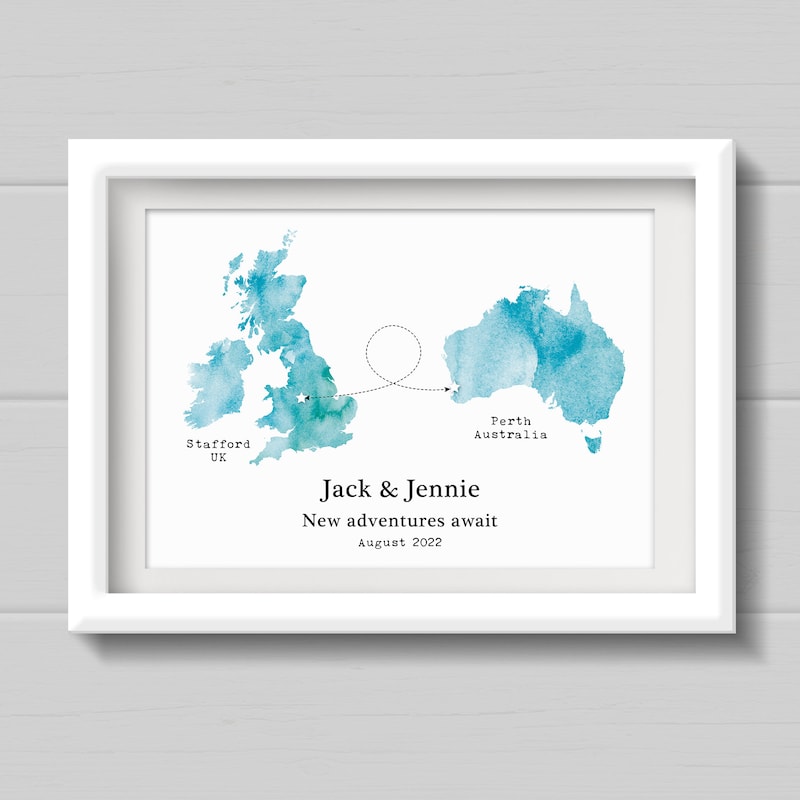 Dubai on Map of World - Etsy UK