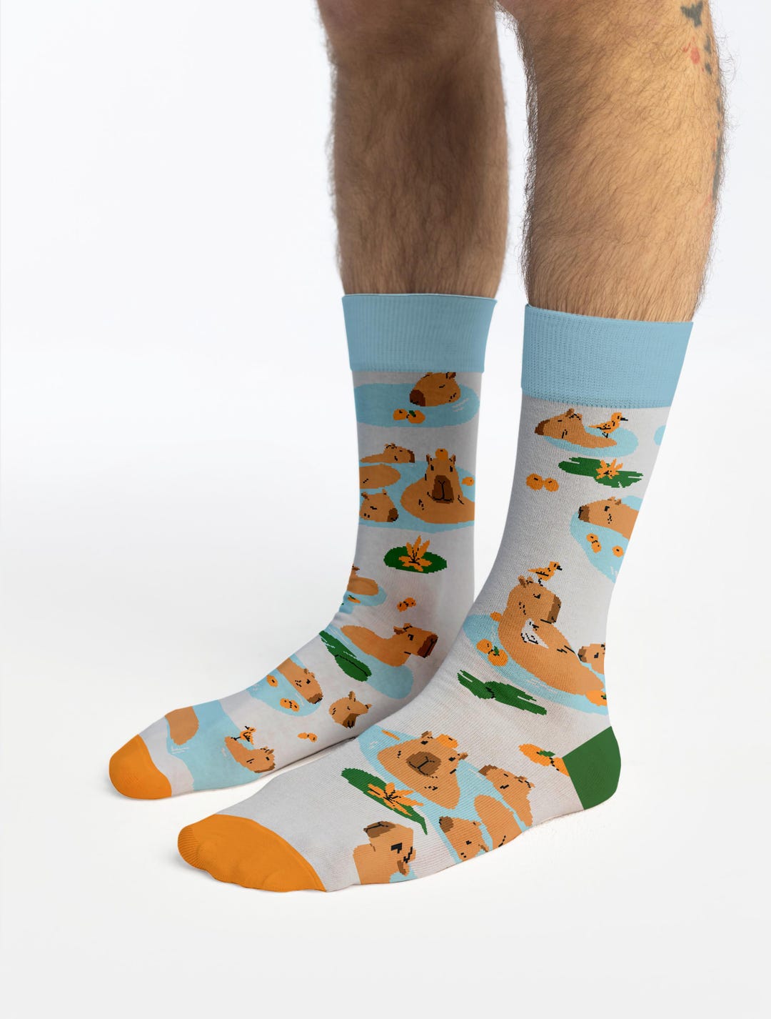 Capybaras Socks Capybara Socks Animal Socks Mismatch Socks Banana Socks ...