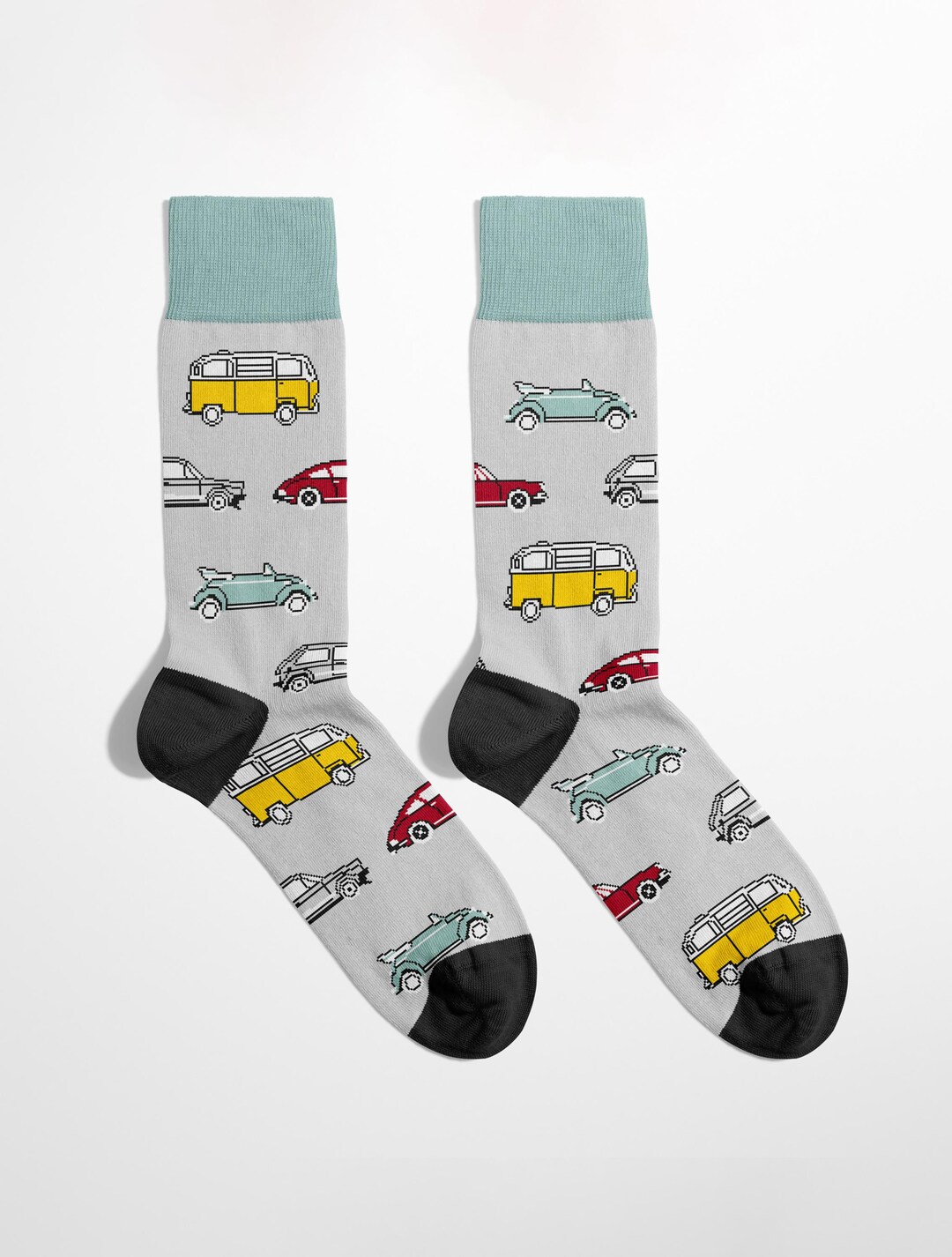 Retro Cars Socks Car Socks Automotive Socks Banana Socks - Etsy