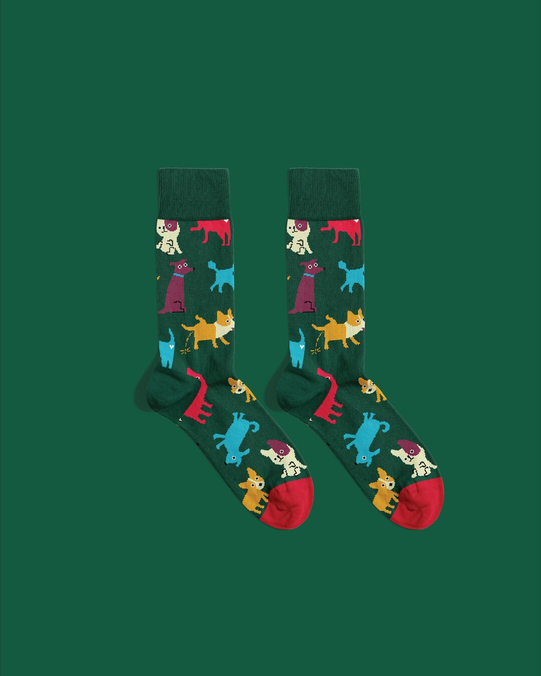 Doggo Socks – Cute Dog Pattern Cotton Socks | Gift for Dog Lovers | Fun ...
