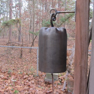 Rustic Gong, Cylinder Bell, Tank Bell, Farm Bell, Entry Bell, Yard Art ...
