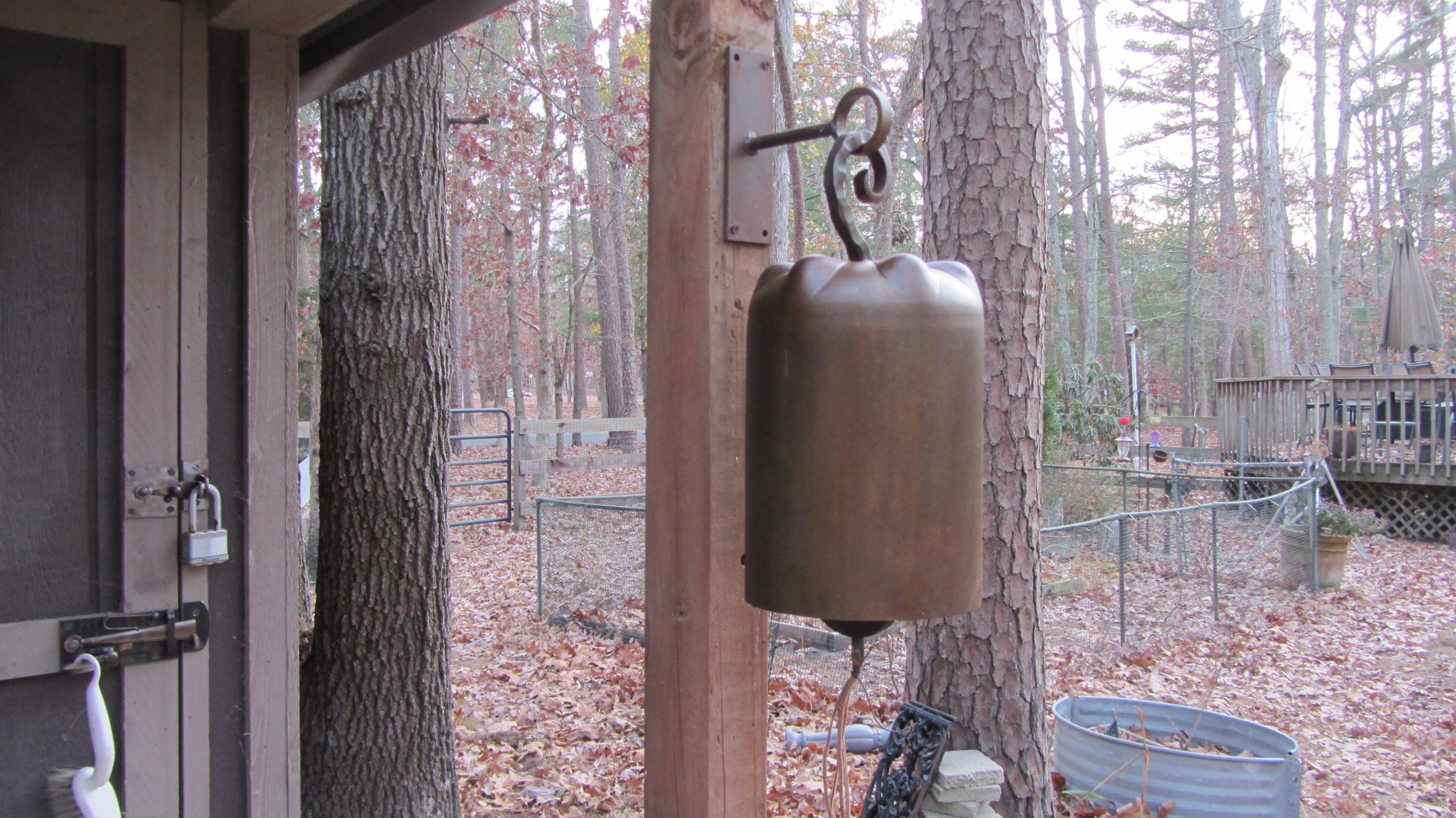 Rustic Gong, Cylinder Bell, Tank Bell, Farm Bell, Entry Bell, Yard Art ...