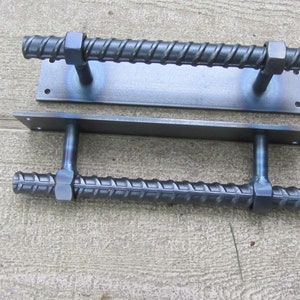 Barn Door, Rebar. Industrial Door Handles - Etsy