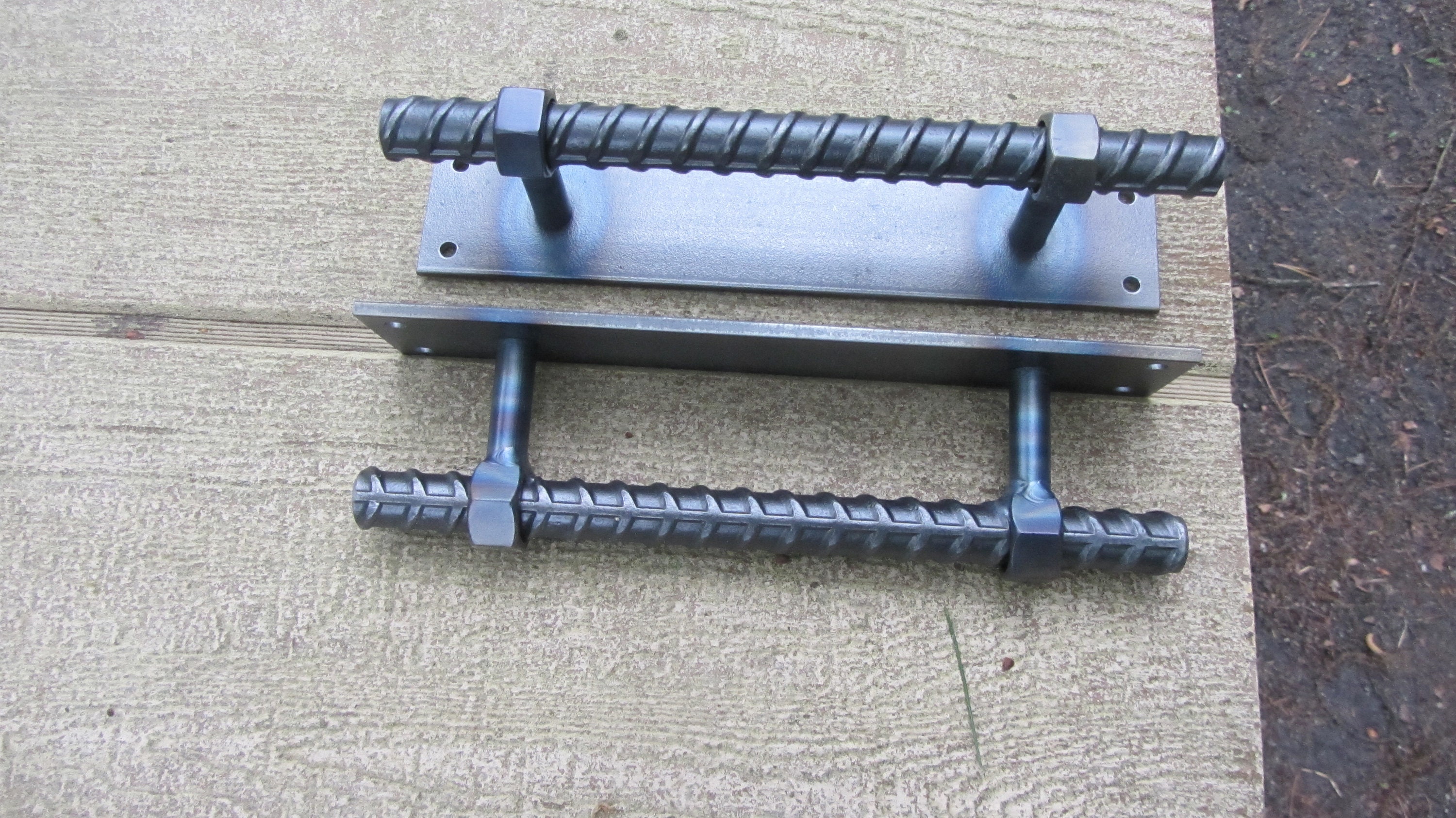 Barn Door, Rebar. Industrial Door Handles - Etsy