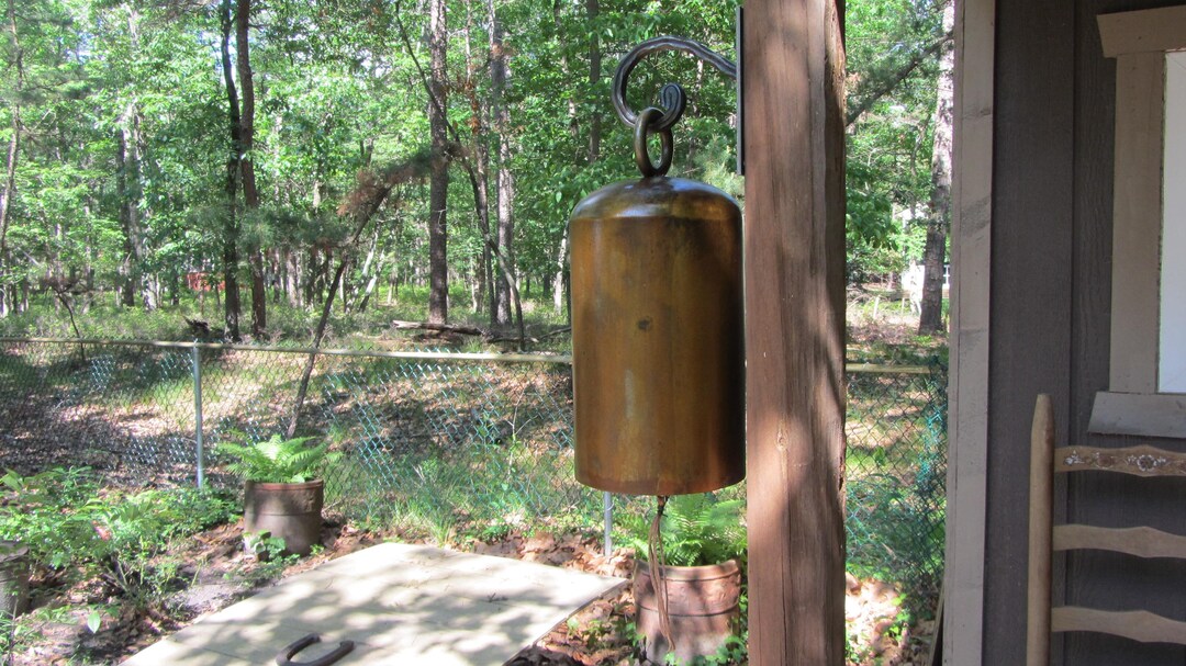 Cylinder Bell, Rustic Gong, Cylinder Bell, Tank Bell, Farm Bell, Entry ...