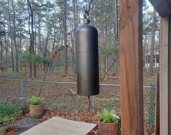Rustic Cylinder Bell, Tank Bell, Farm Bell, Dinner Bell, Entry Bell ...