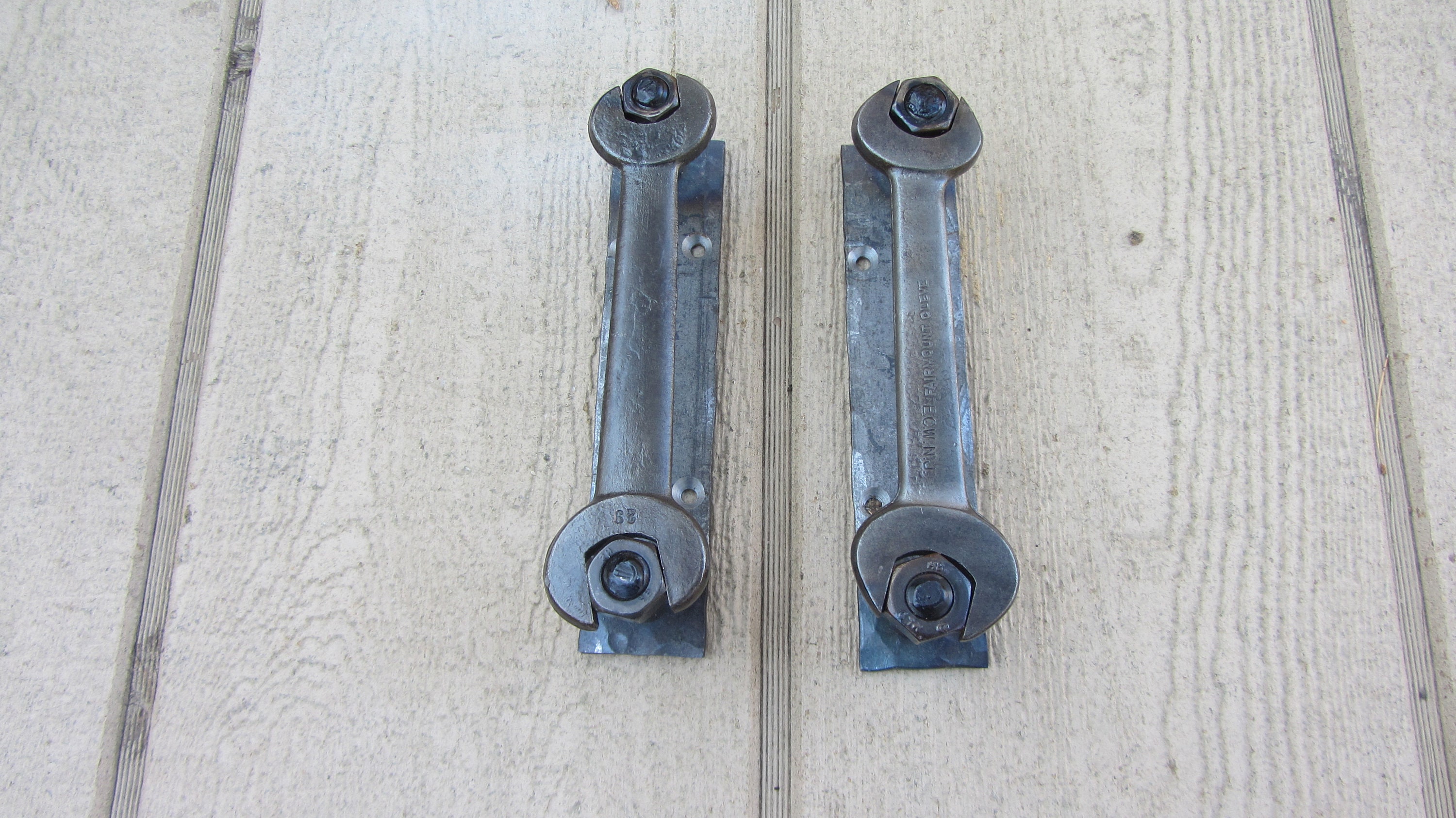 Barn Door Pulls, Wrench Door Handles-pulls Barn Vintage Industrial Man ...