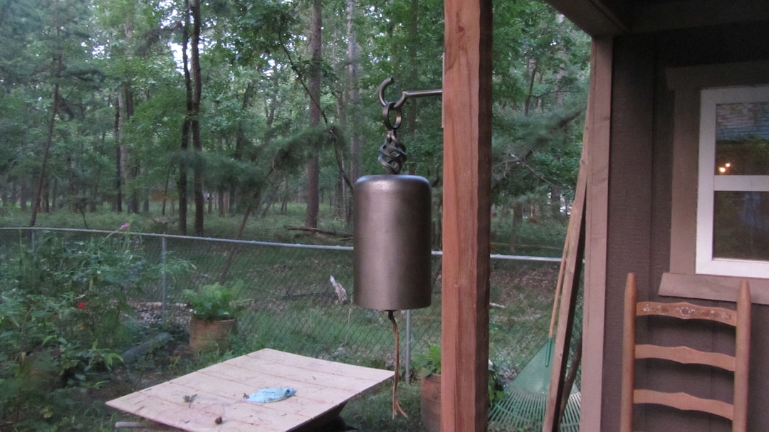 Rustic Gong, Cylinder Bell, Tank Bell, Farm Bell, Entry Bell, Yard Art ...