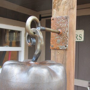 Rustic Gong, Cylinder Bell, Tank Bell, Farm Bell, Entry Bell, Yard Art ...