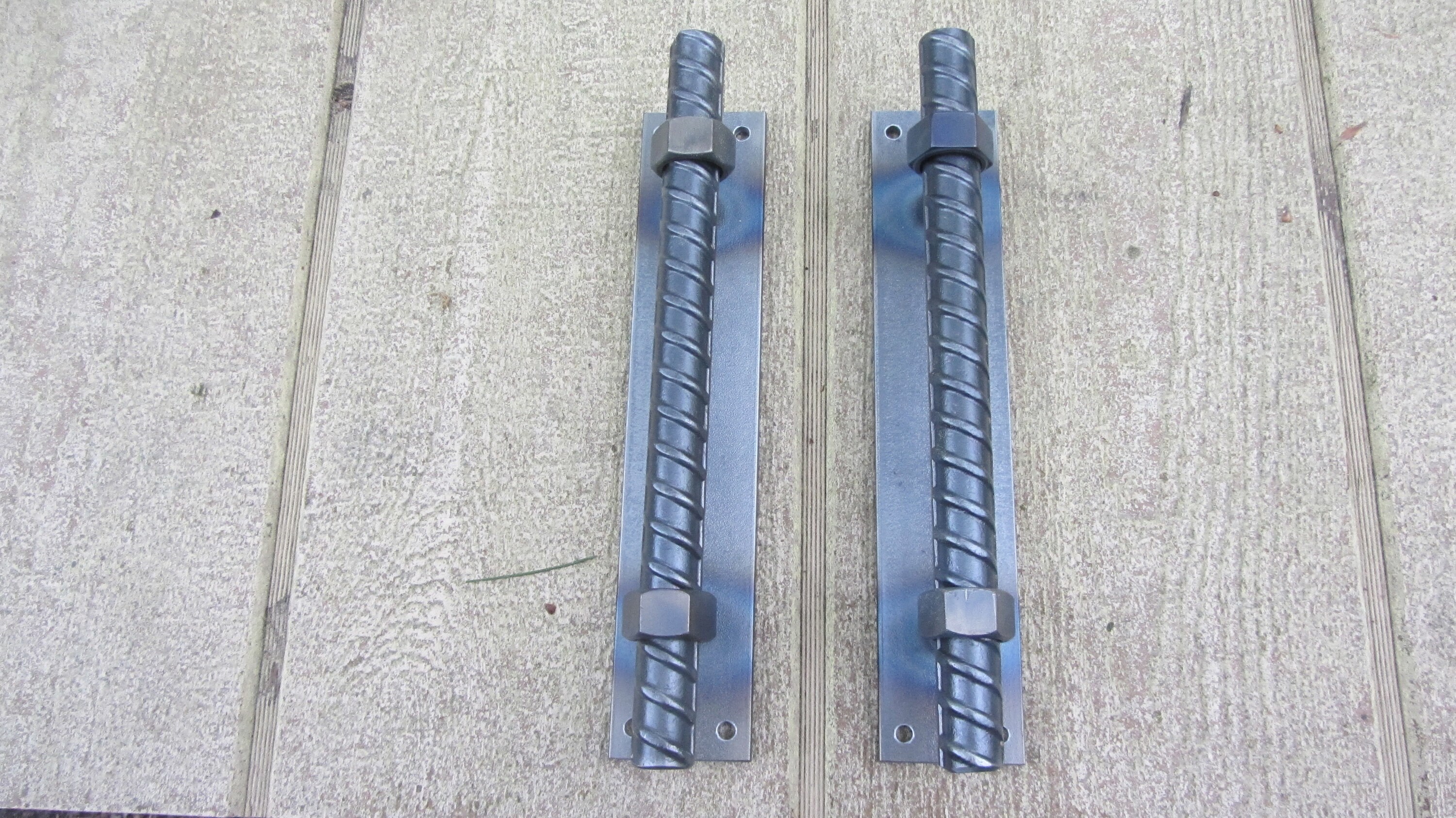 Barn Door, Rebar. Industrial Door Handles - Etsy