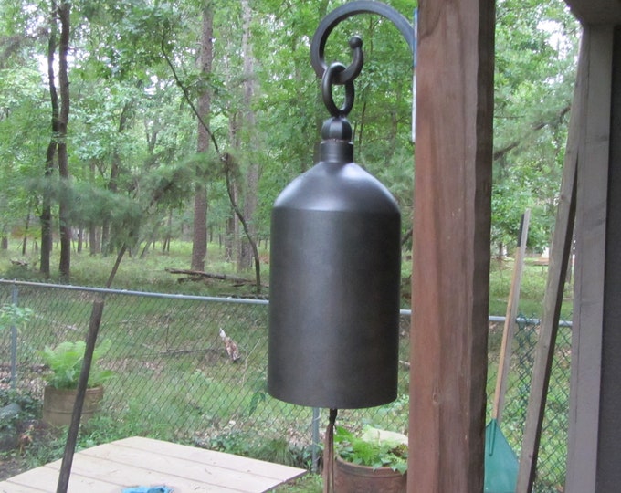 Rustic Gong, Cylinder Bell, Tank Bell, Farm Bell, Entry Bell, Yard Art ...