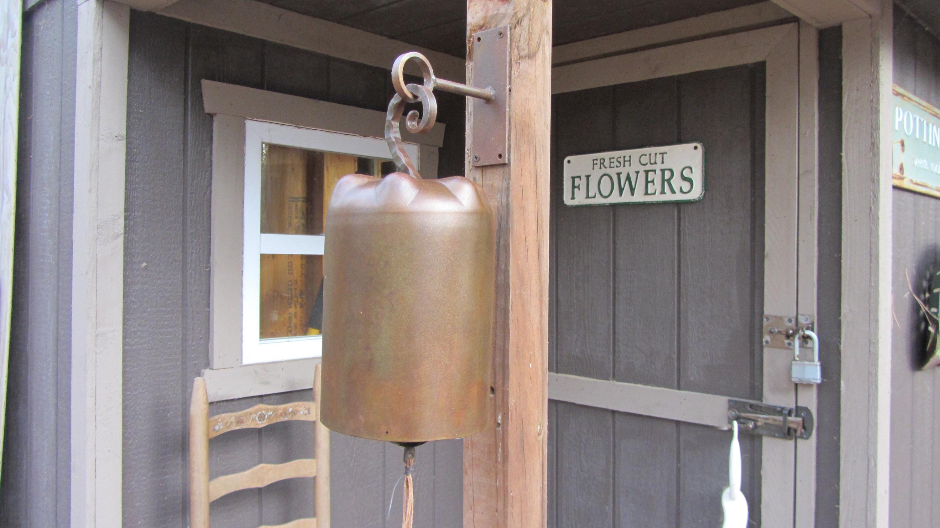 Rustic Gong, Cylinder Bell, Tank Bell, Farm Bell, Entry Bell, Yard Art ...