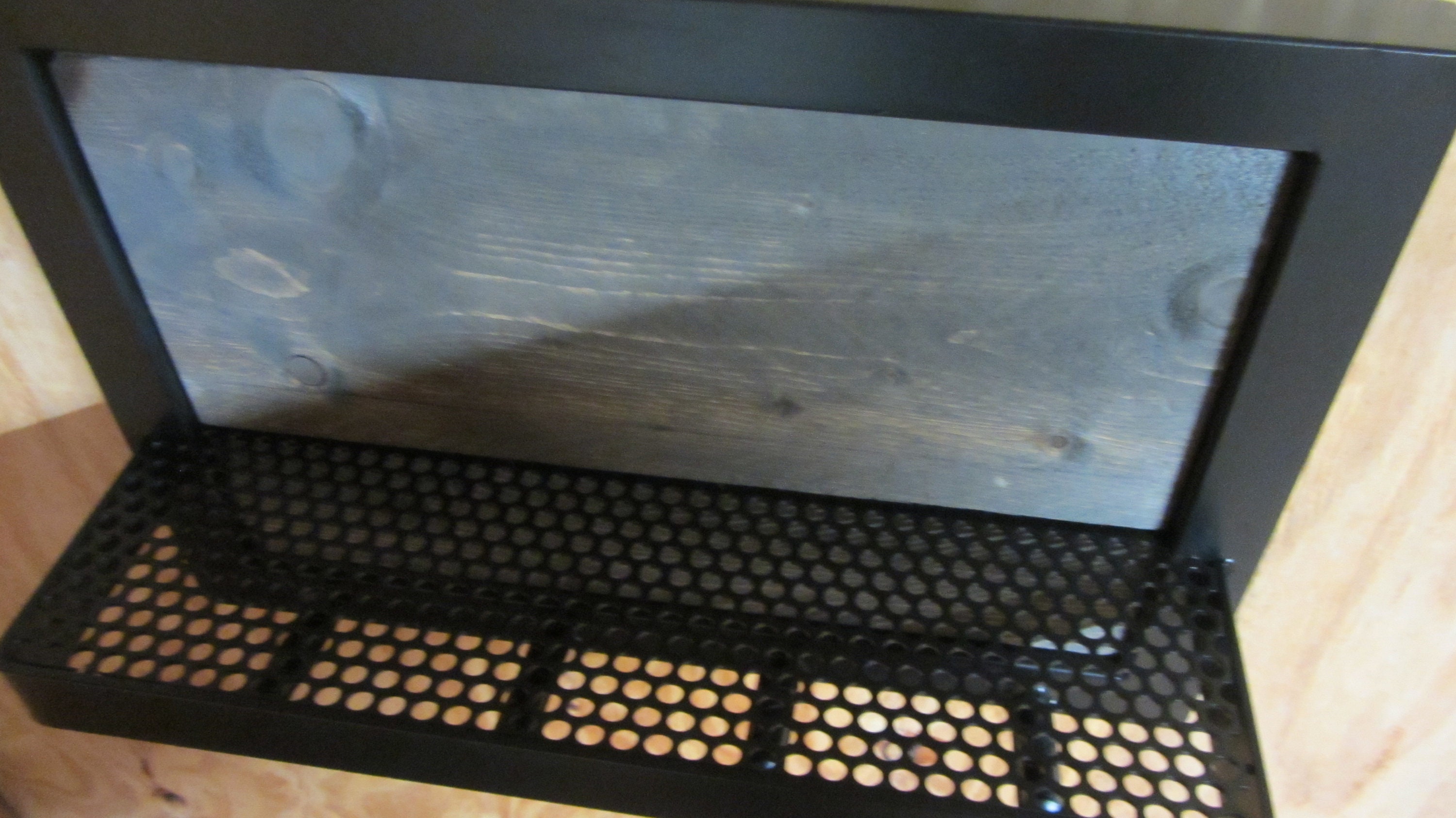 Entryway Wall Shelf & Rail Road Spike Coat Rack Rustic - Etsy