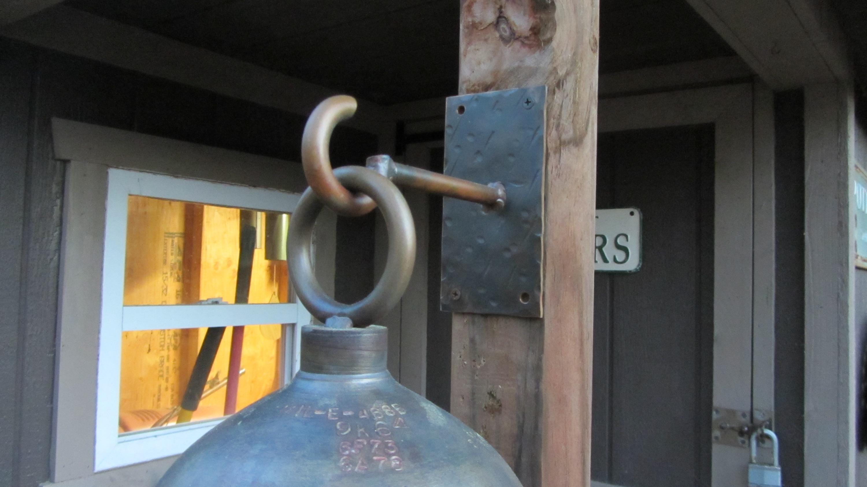 Cylinder Bell, Rustic Gong, Cylinder Bell, Tank Bell, Farm Bell, Entry ...