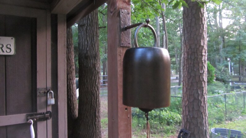 Rustic Gong, Cylinder Bell, Tank Bell, Farm Bell, Entry Bell, Yard Art ...