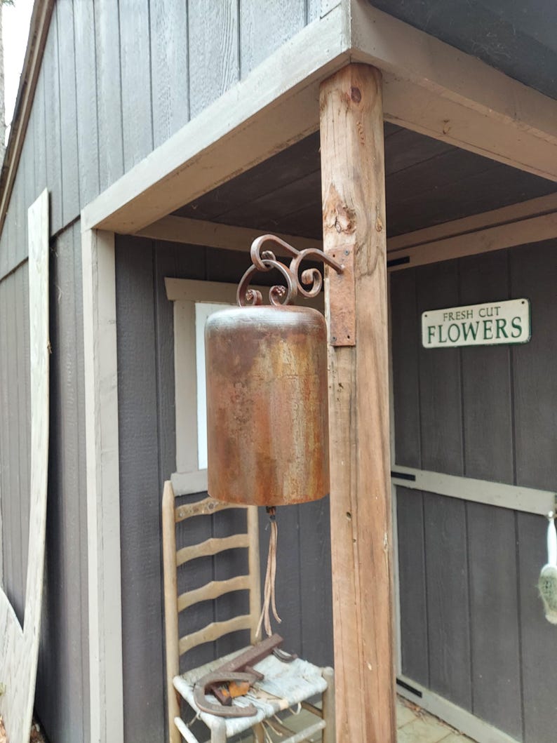 Bell, Rustic Gong, Cylinder Bell, Tank Bell, Farm Bell, Entry Bell ...