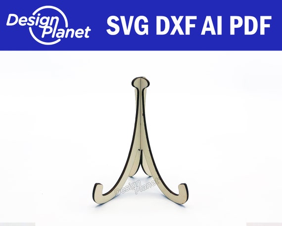 Laser Cut EASEL Stand Svg. Easy to Use Glowforge Files and - Etsy
