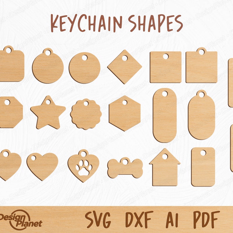 Laser Key Ring Template - Etsy