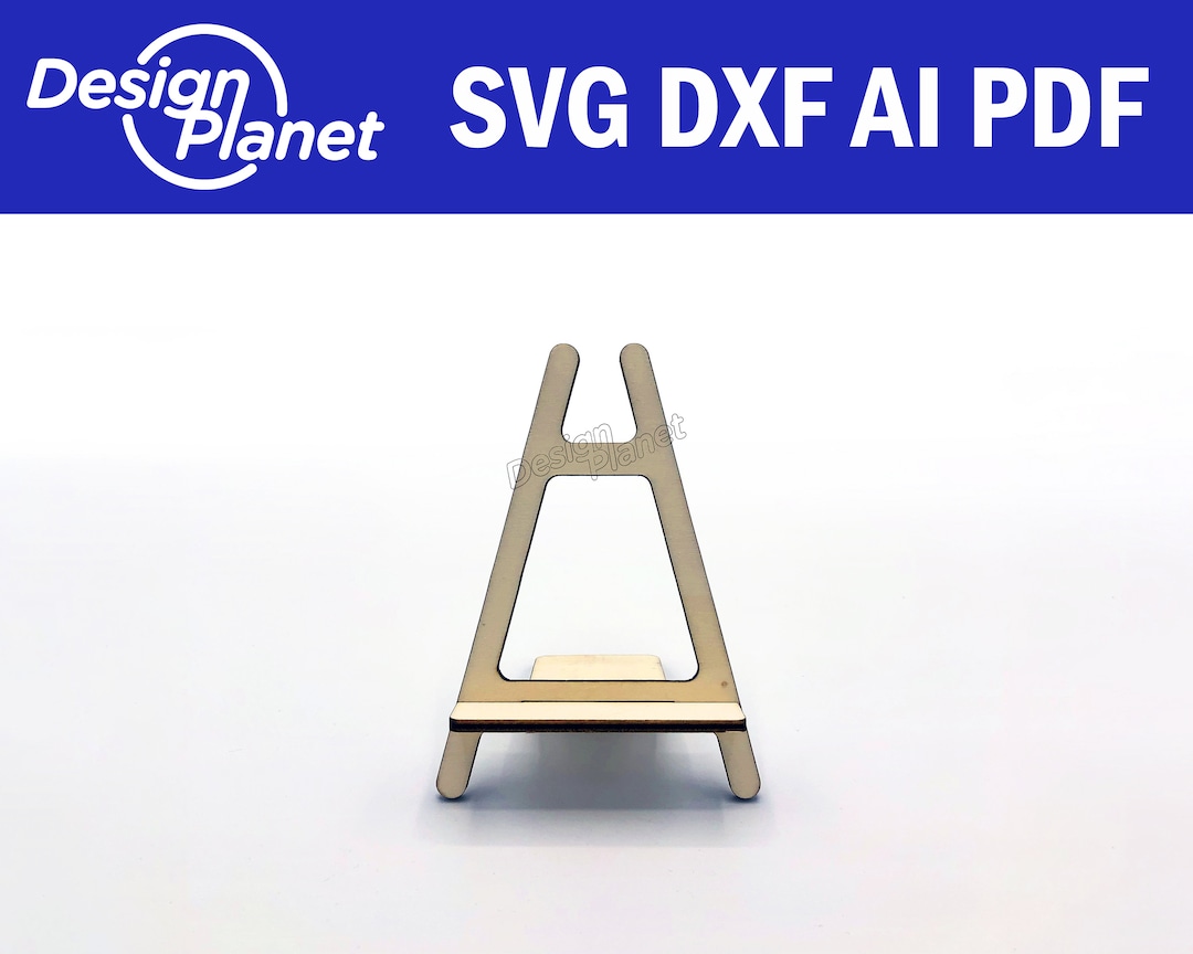 Laser Cut EASEL Stand Svg. Easy to Use Glowforge Files and Laser Cut ...