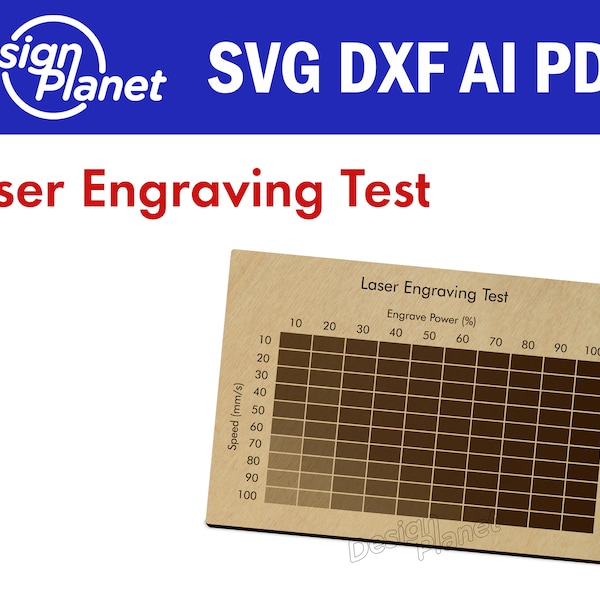 Laser Cut Test File - Etsy