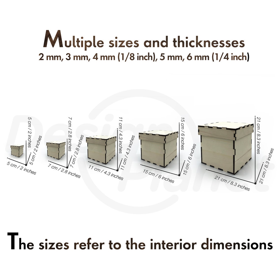 Laser Cut Files Box Glowforge SVG Files Laser Cut Templates - Etsy