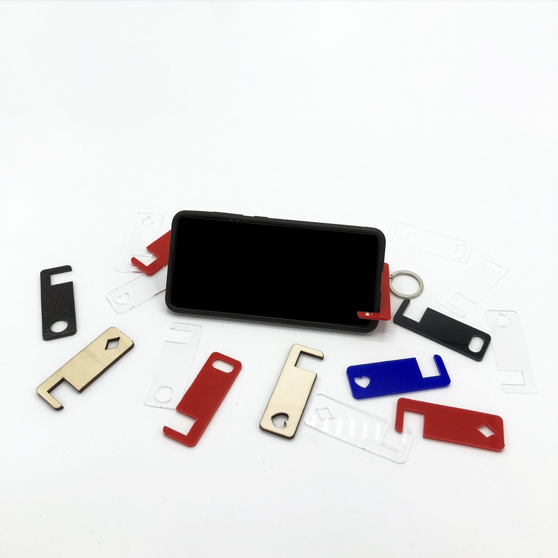 Keychain Phone Holder, Laser SVG Keychains, Glowforge Svg Keychains ...