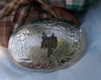 Nickel belt buckle | Etsy