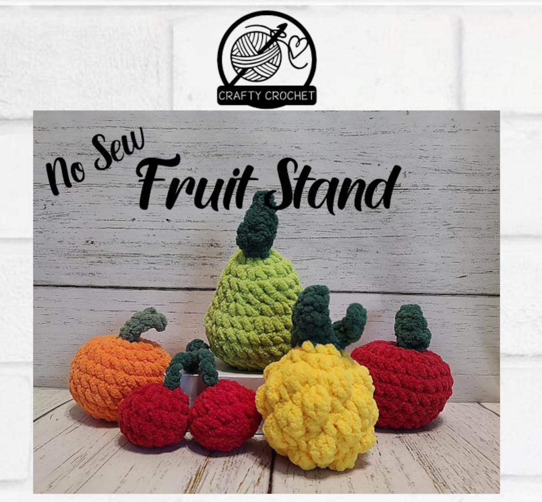 No Sew Fruit Plushies - Etsy