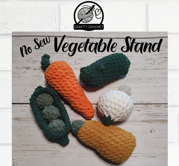 No Sew Fruit & Vegetable Pattern Bundle - Etsy