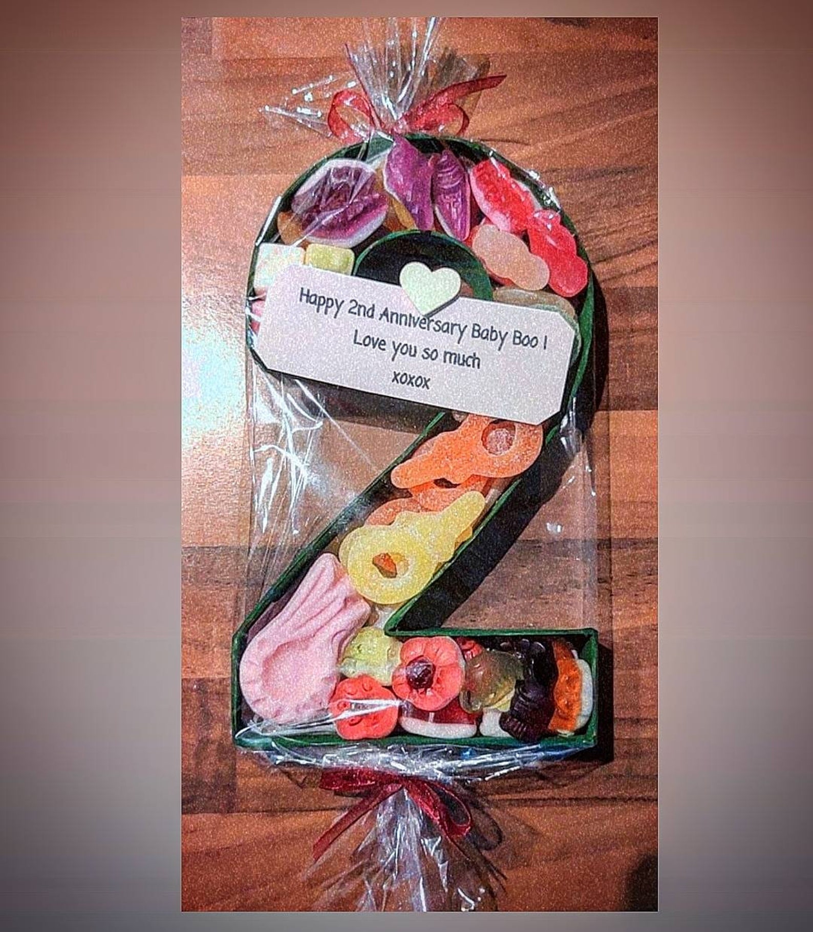 Number Fillable With Assorted Candy Sweets or Chocolates - Etsy UK