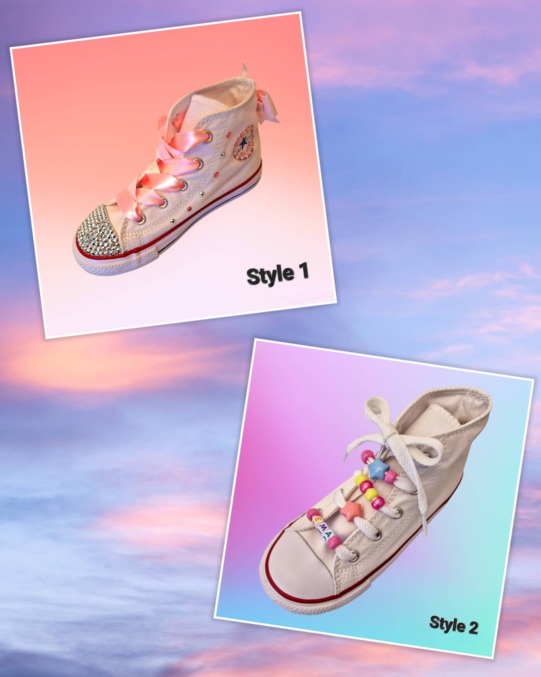 Create Your Own Custom Embellished Converse With Crystals Rhinestones ...
