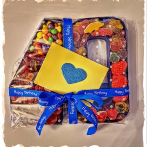 Number Fillable With Assorted Candy Sweets or Chocolates Custom ...