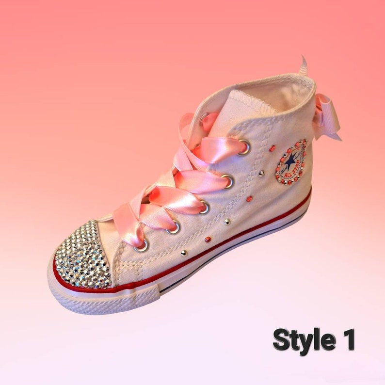 Create Your Own Custom Embellished Converse With Crystals Rhinestones ...